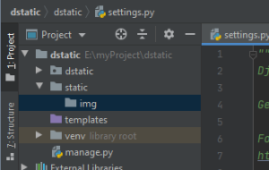 Django static: подключение css, js и изображений в шаблон приложения
